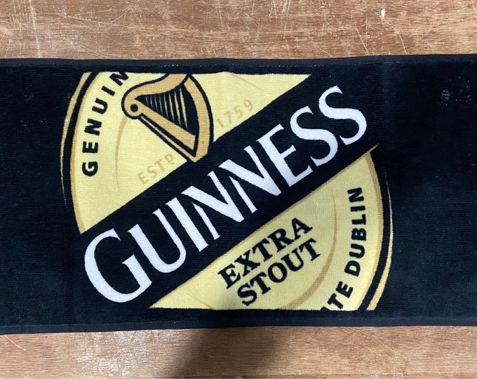 Guinness Bar Towel Label Design - Etsy
