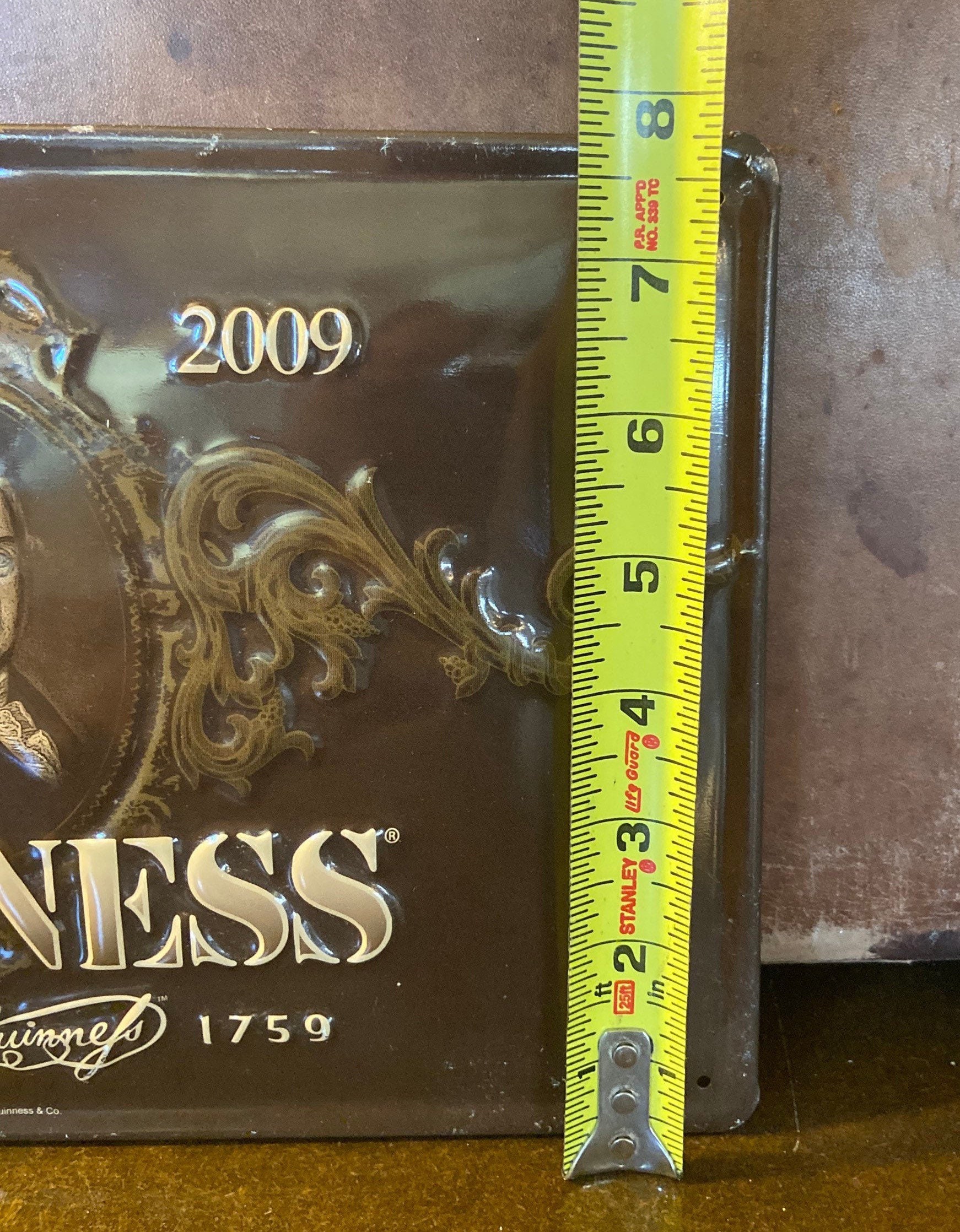Guinness 1759-2009 250th Anniversary Arthur Guinness Portrait Metal Tin ...