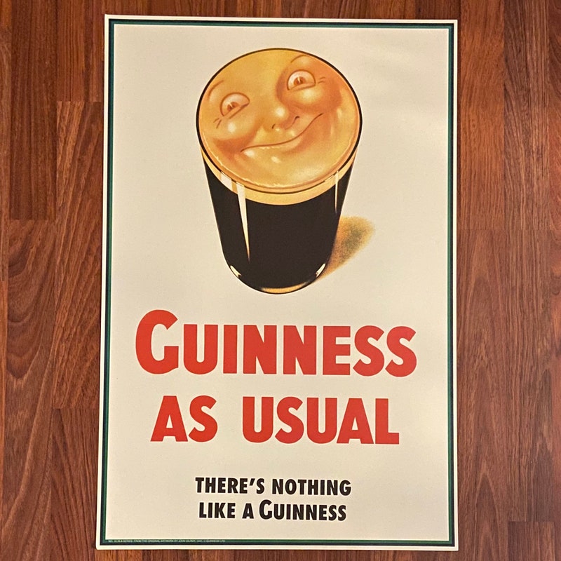 Guinness Poster - Etsy