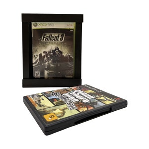 Video Games Display Frame, 2 Pack, Black, Fits Xbox, Xbox 360, PS 2 ...