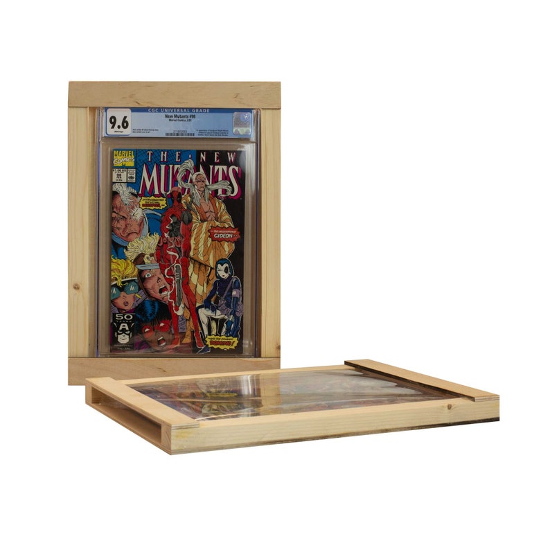 Wooden Comic Book Display Frame for CGC Graded Slabs Fits All | Etsy