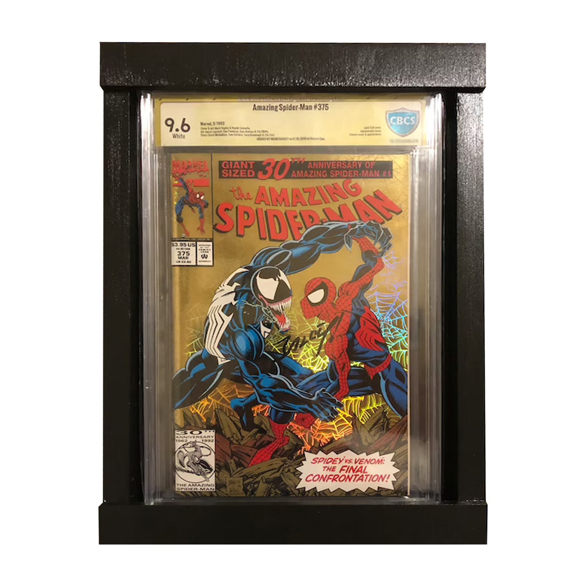 Comic Book Display Frame 5 Pack for Graded Slabs, Solid Black, Fits All ...