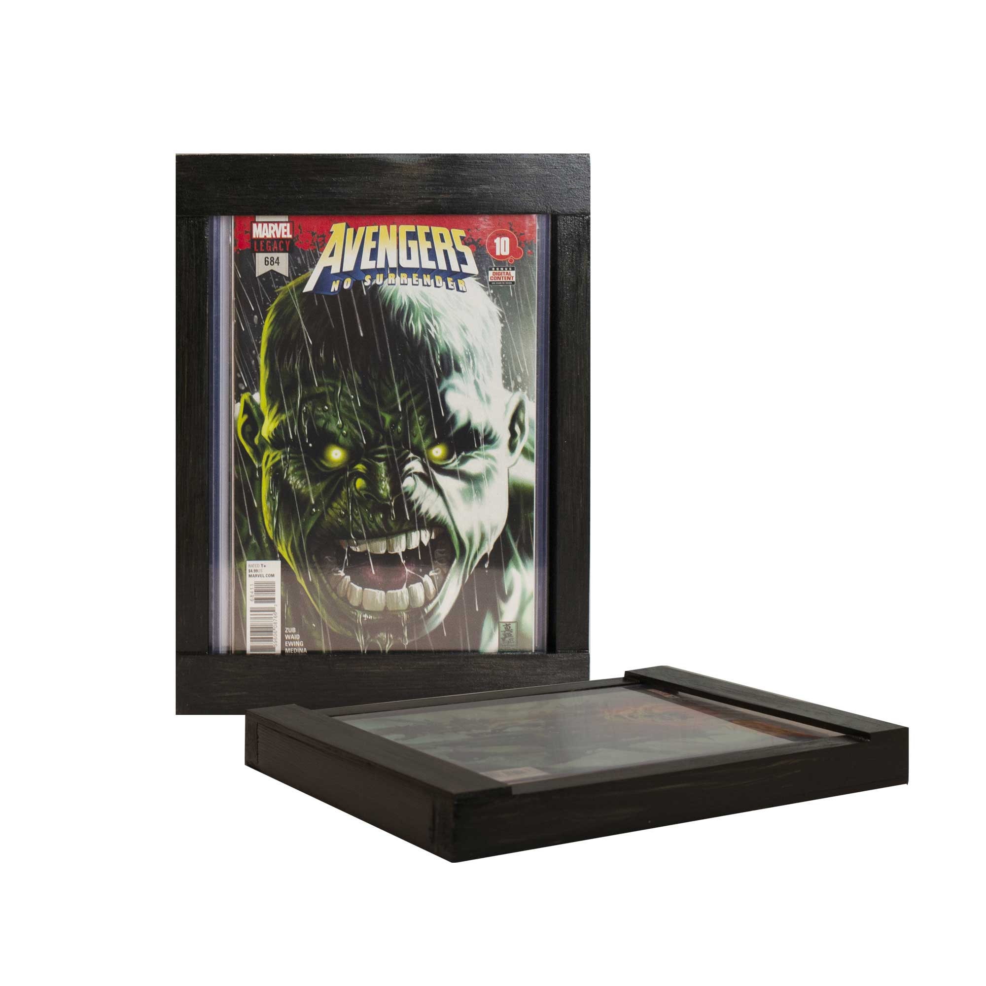 Black 5 Pack Top Loader Display Frame, Full Back, Protect Comics ...