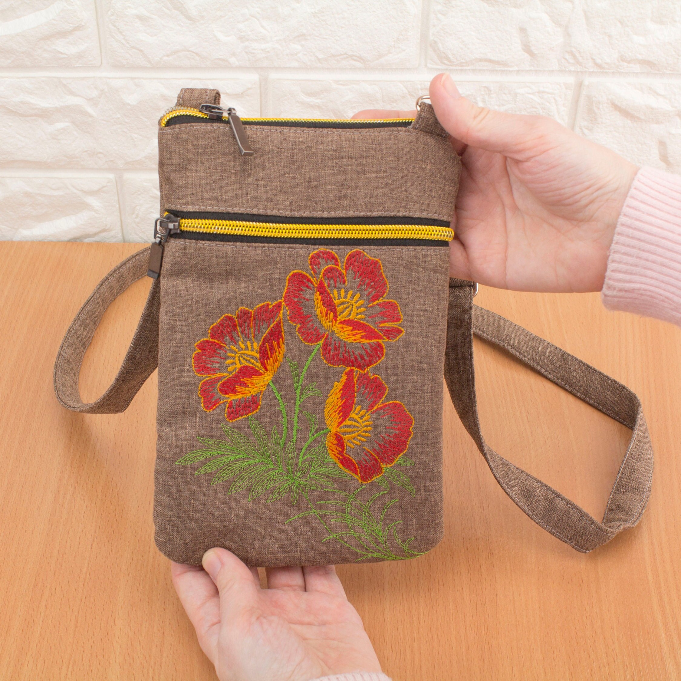 Small Crossbody Bag for Women Embroidered Cross Body Bag - Etsy