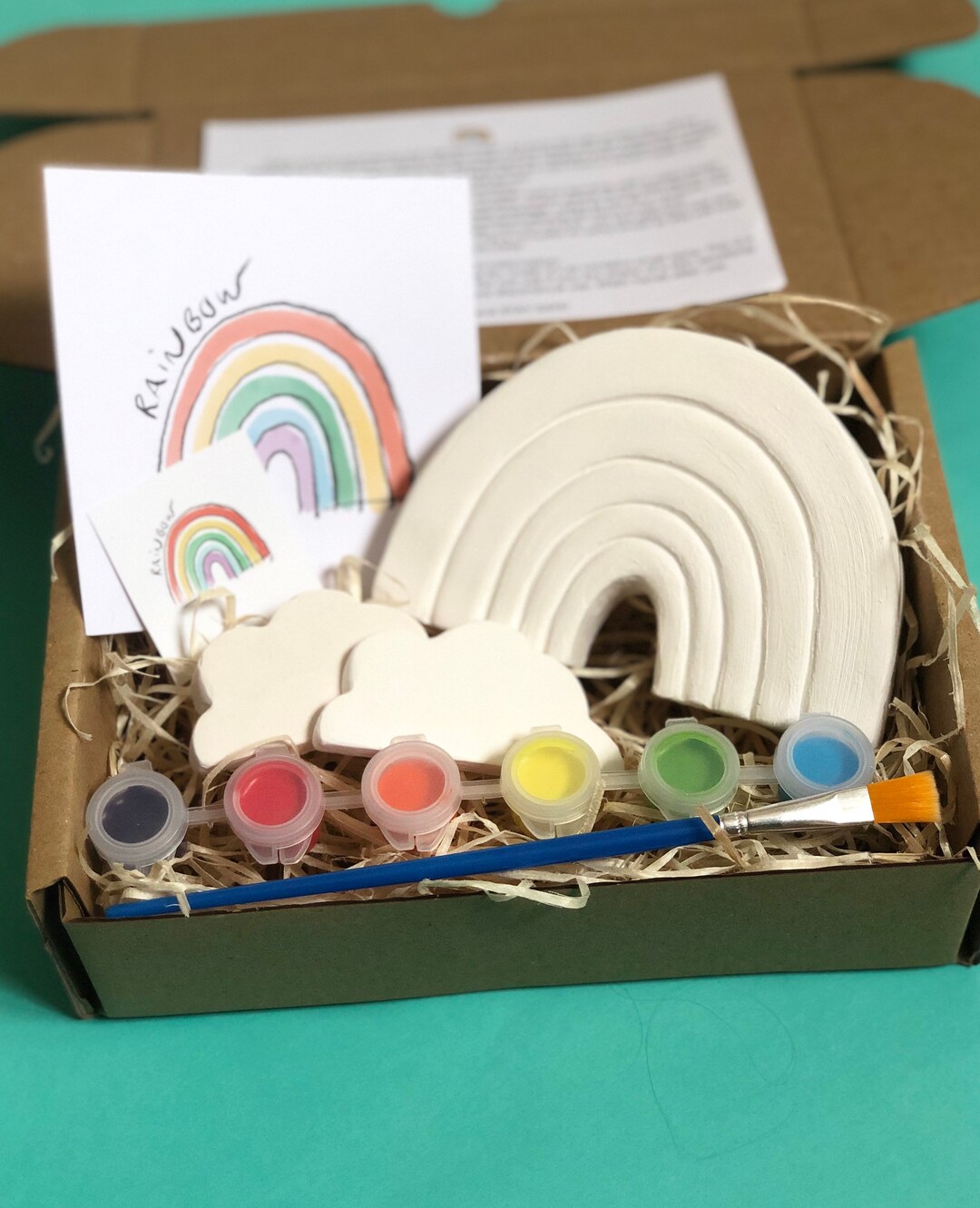 Paint Your Own Rainbow Craft Kit Unique Handmade Design - Etsy