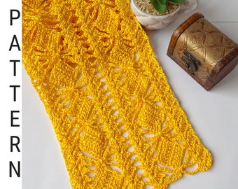 Simona Crochet Triangle Scarf Pattern PDF Download Tutorial | Etsy