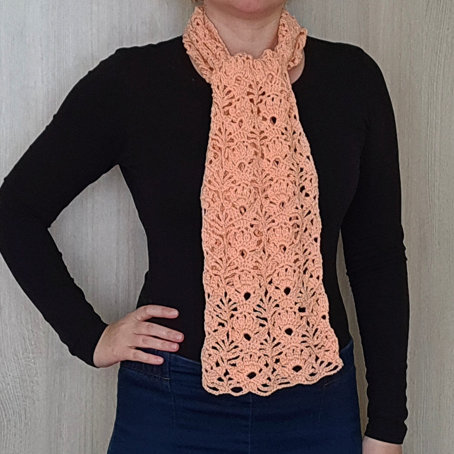 Mihaela Crochet Scarf Pattern PDF Download Tutorial - Etsy