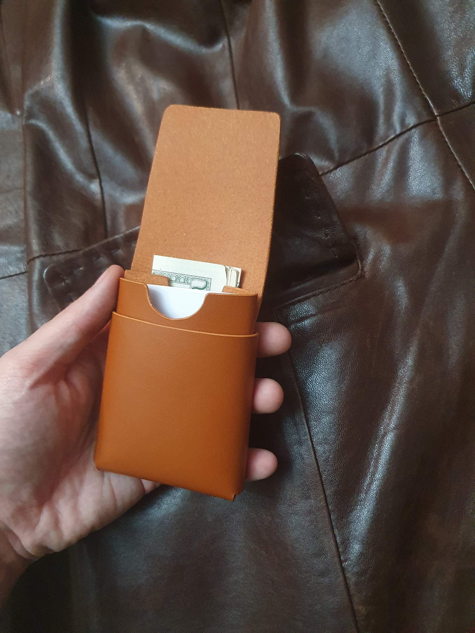 Stitchless Wallet Pattern, Leather Wallet Template, Cardholder Pattern ...