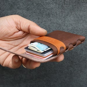 Stitchless Wallet Pattern PDF, Leather Card Holder Pattern, Leather DIY ...