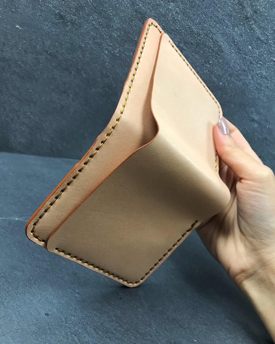 Leather Bifold Pattern With Stitch Marks PDF Pattern - Etsy