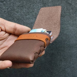 Stitchless Wallet Pattern PDF, Leather Card Holder Pattern, Leather DIY ...