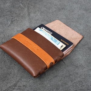 Stitchless Wallet Pattern, Leather Wallet Template, Cardholder Pattern ...