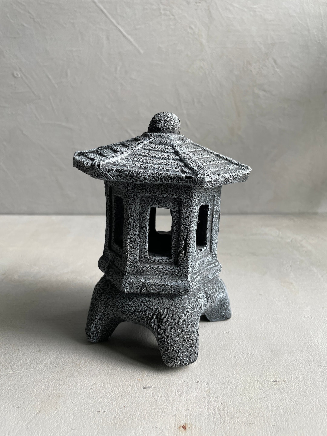 STONE JAPANESE PAGODA | Terrarium & Aquarium Decor | Resin Made ...
