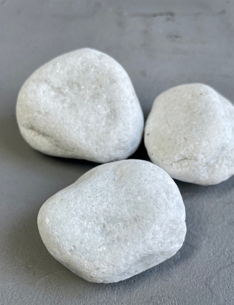 ICE WHITE PEBBLES Terrarium Supplies Decorative Pebbles - Etsy UK