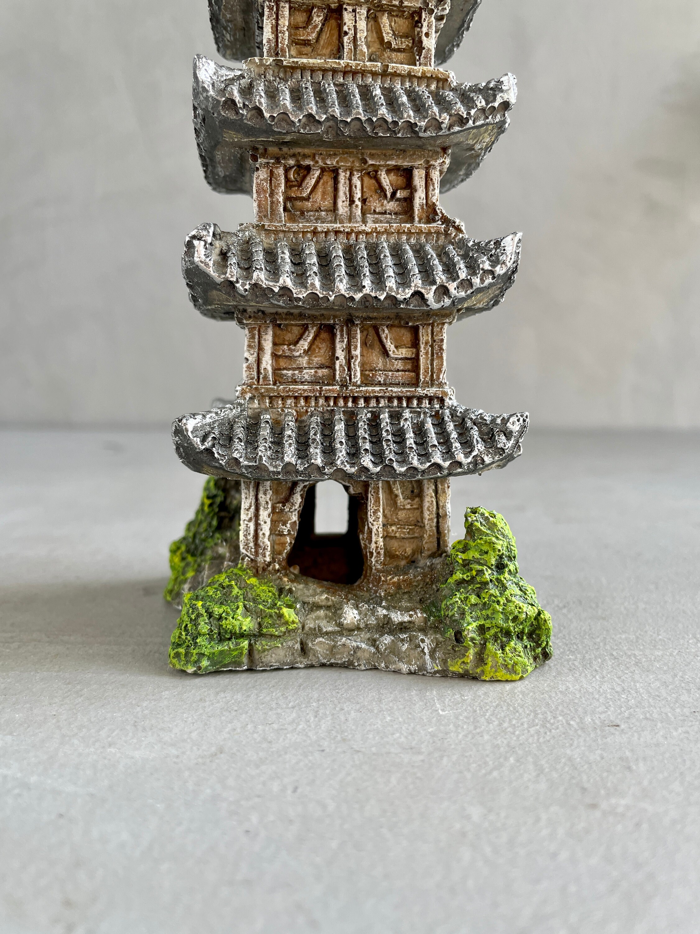 TALL PAGODA MODEL Terrarium & Aquarium Decor Resin Made | Etsy
