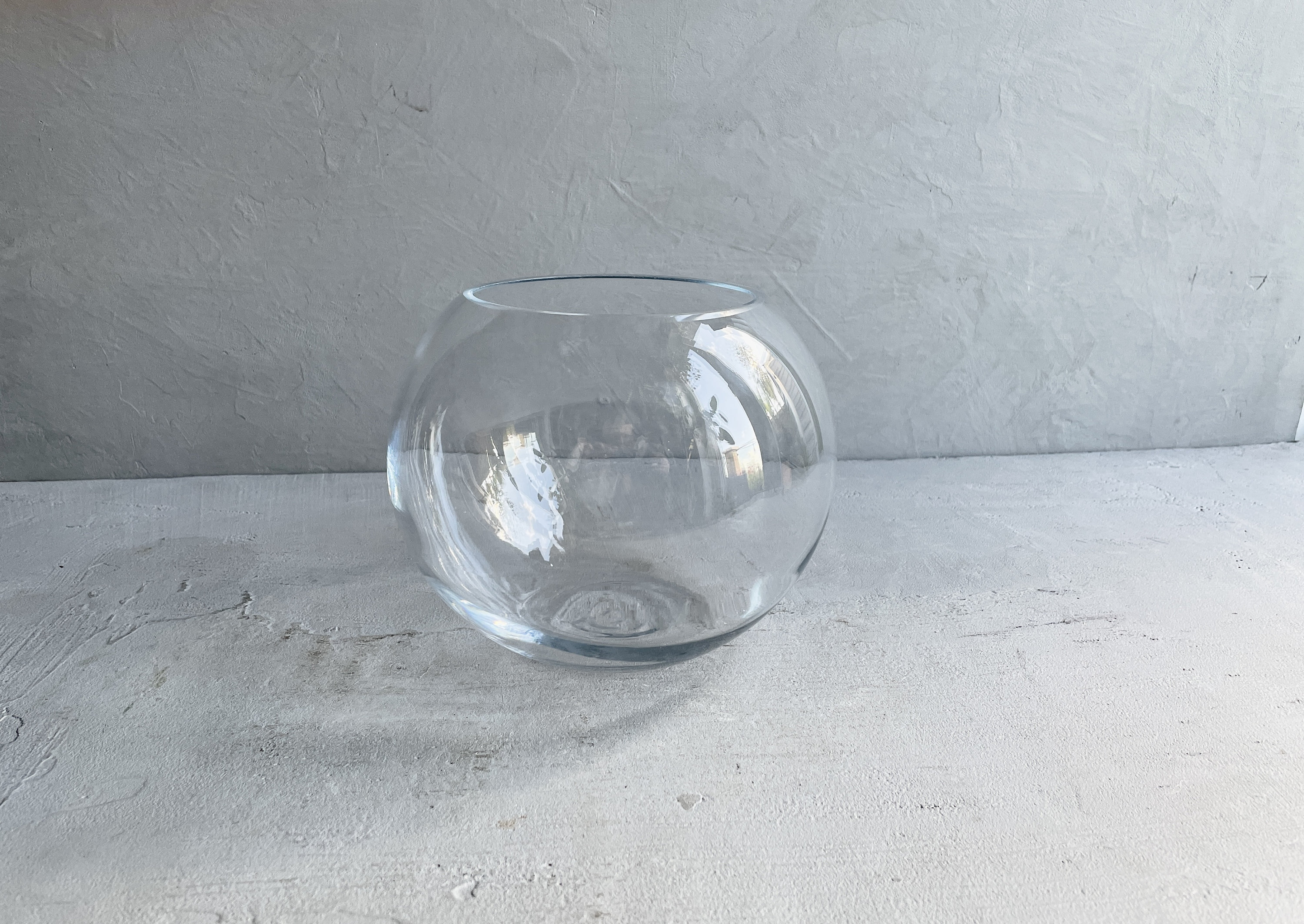 DECORATIVE GLASS BOWL Classic Fish Bowl Decorative Vase - Etsy UK