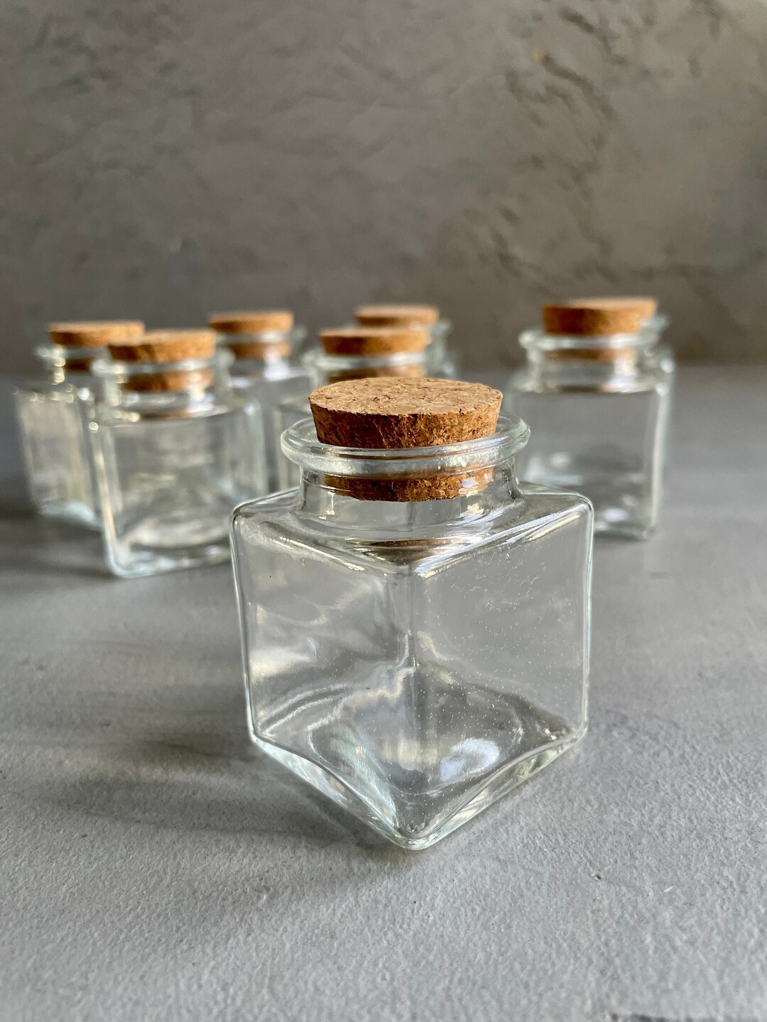 MINI MASON JARS | Airtight Storage Cubes | 50ML Square Jars ...