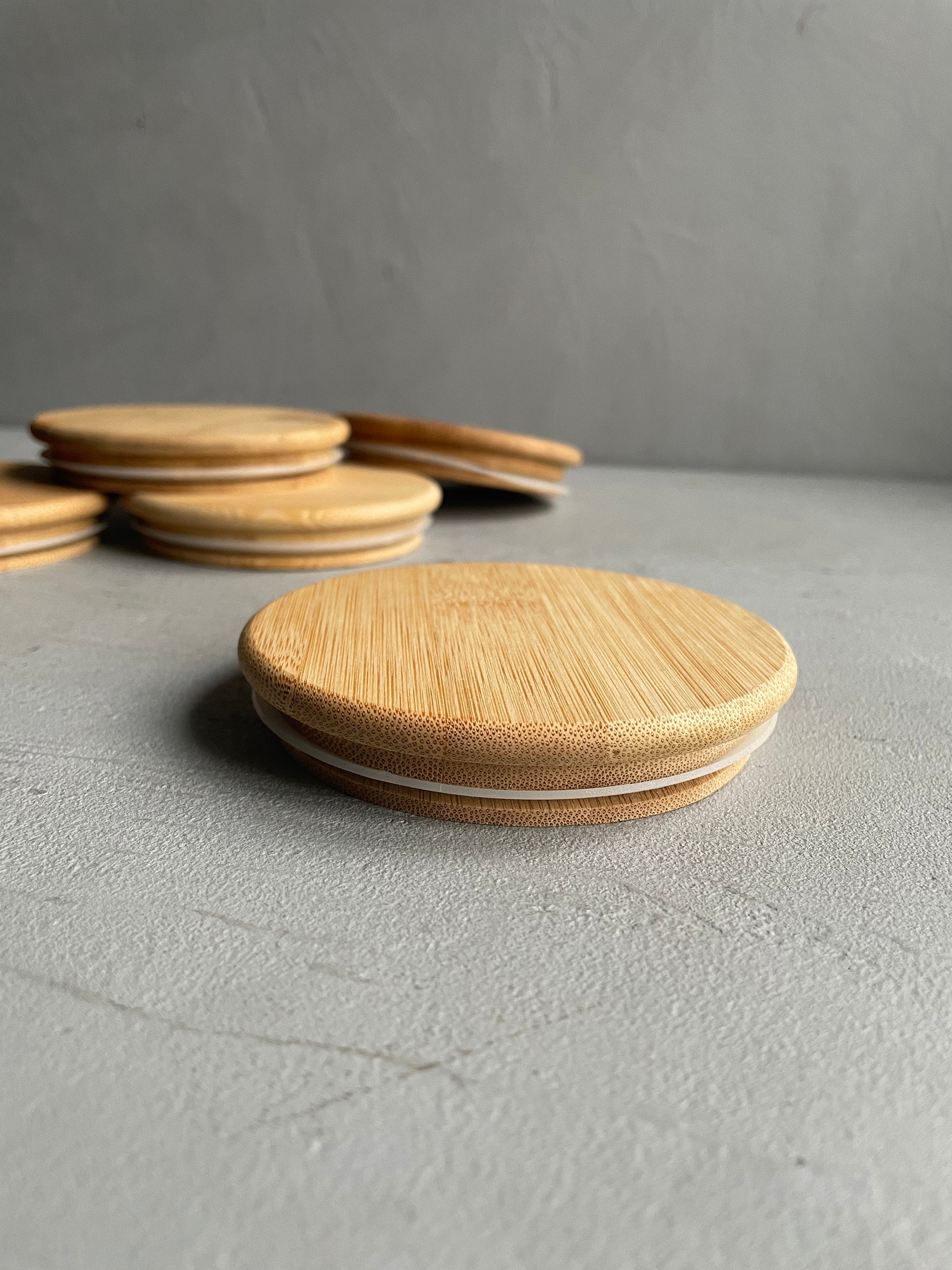 BAMBOO CONTAINER LIDS | Replacement Lids for Jars and Containers | Real ...