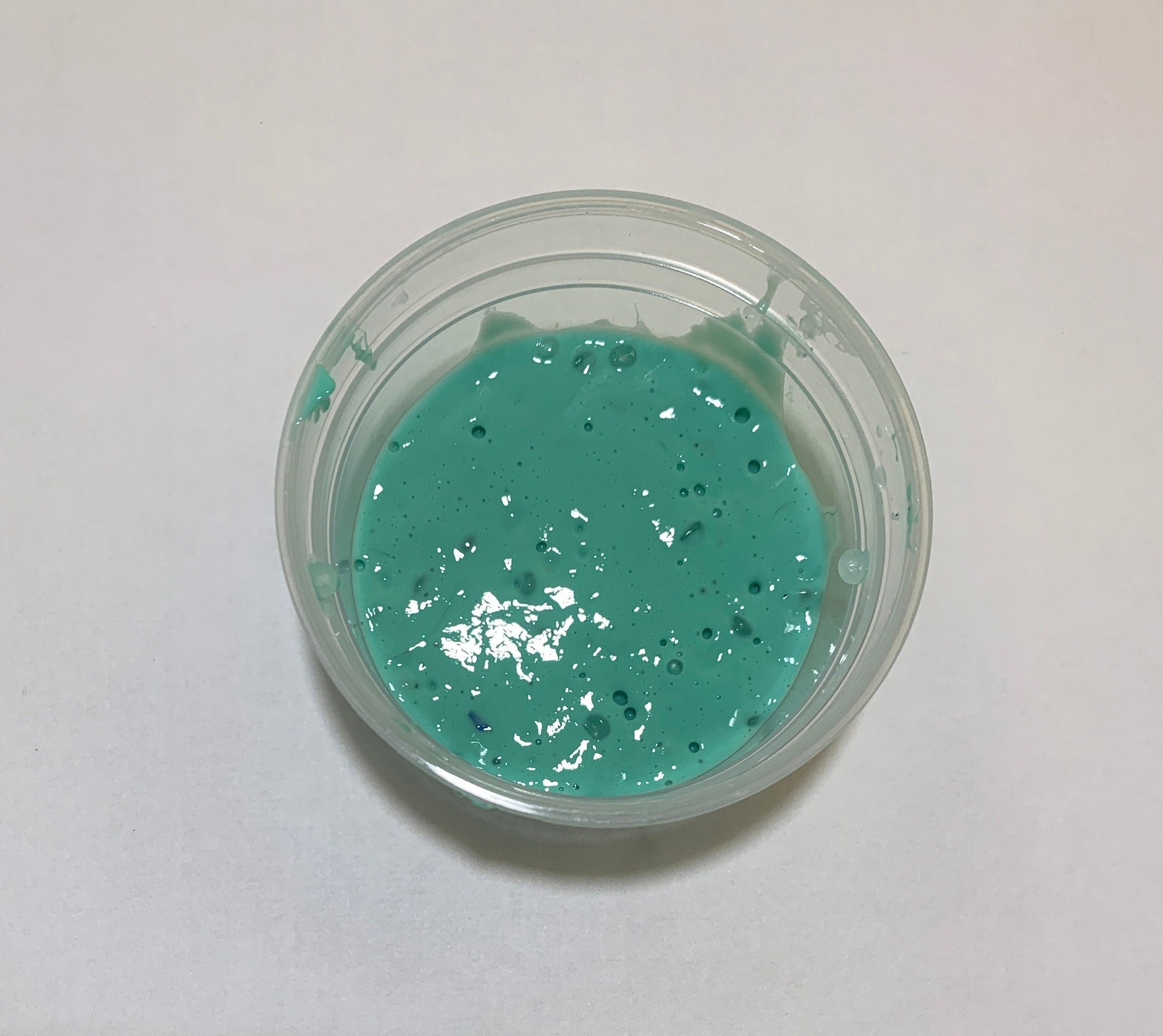 Sea Foam Green Slime With Clear Fishbowl Beads - Etsy