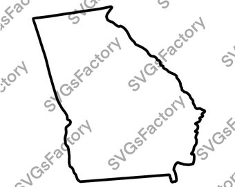 Georgia Chain svg dxf silhouette pattern georgia monogram svg, georgia ...