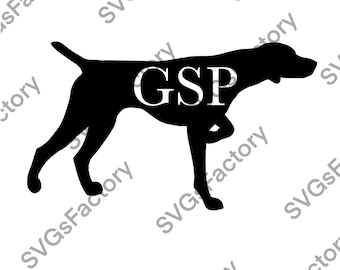 GSP Cut Out SVG Digital Download German Shorthaired Pointer | Etsy