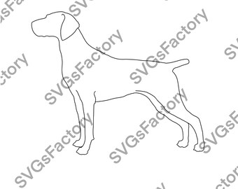 GSP Cut Out SVG Digital Download German Shorthaired Pointer | Etsy