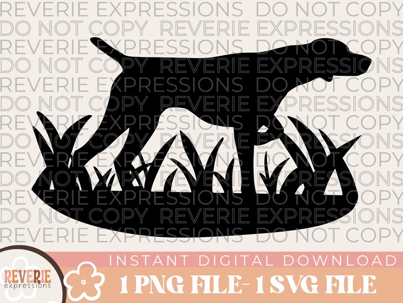 GSP in Grass Cut Out SVG Digital Download German Shorthaired - Etsy