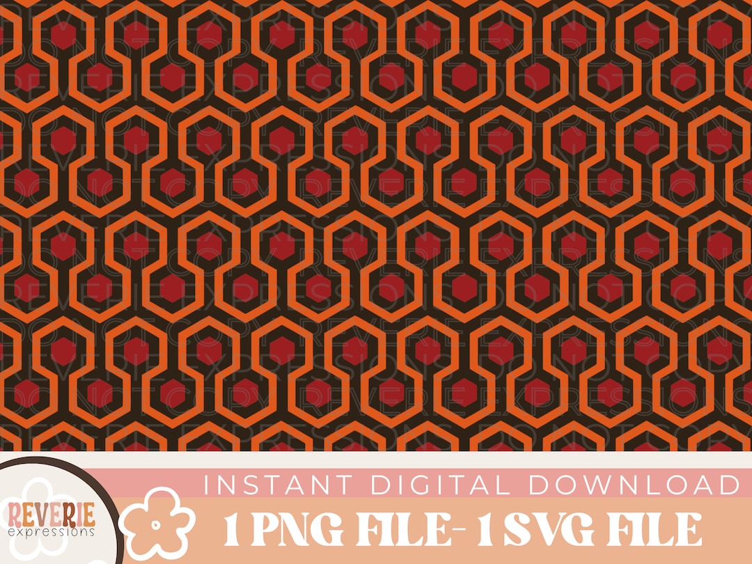 The Shining Carpet Pattern SVG PNG Digital Download | Overlook Hotel ...