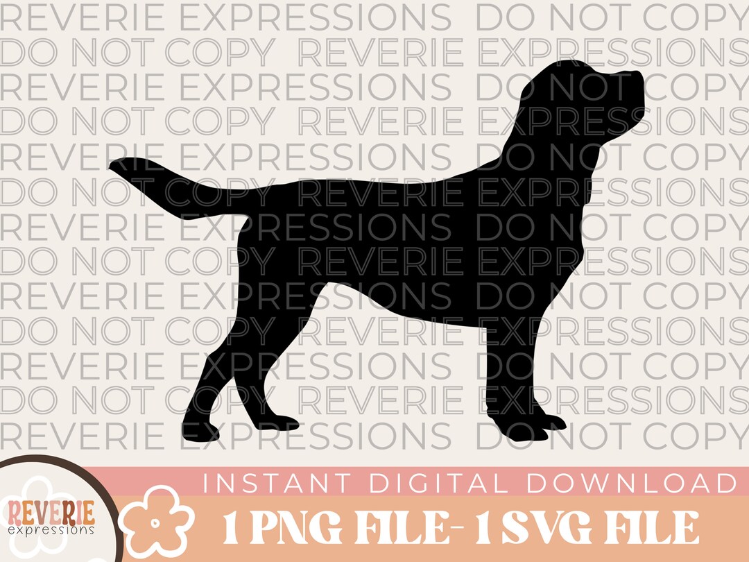 Labrador Cut Out SVG Digital Download | Labrador Retriever Decal | Lab ...