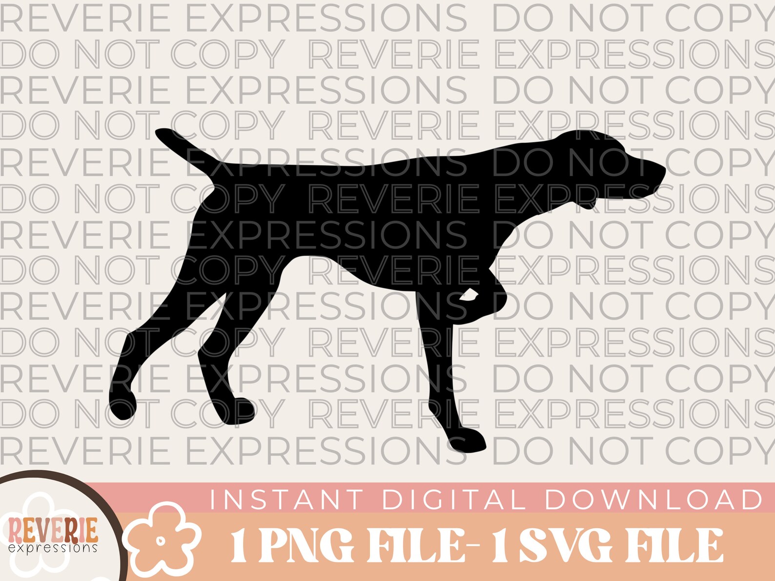 GSP Cut Out SVG Digital Download | German Shorthaired Pointer Decal - Etsy