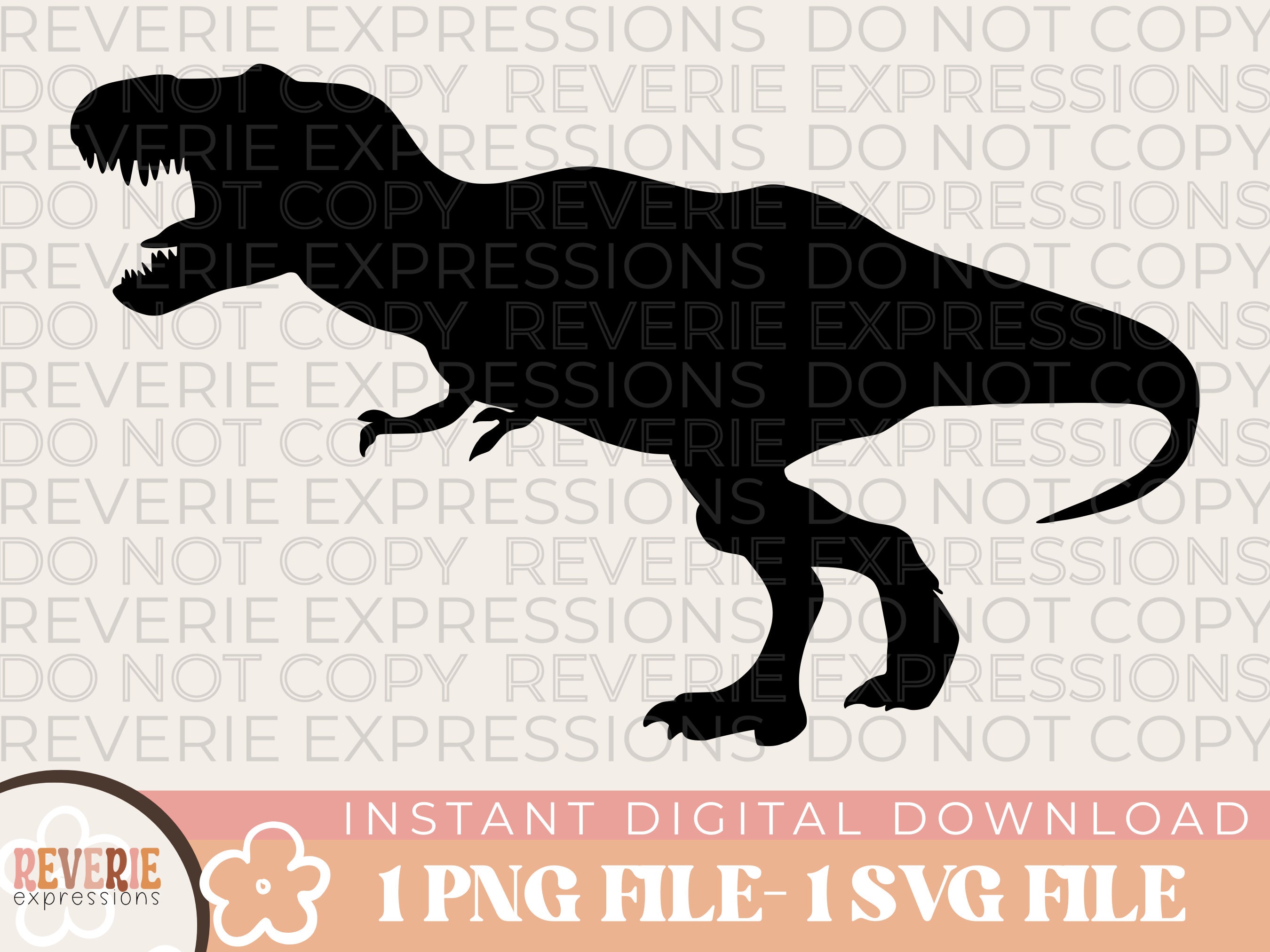 T-rex Cut Out SVG Digital Download | Trex Decal | Tyrannosaurus Rex ...