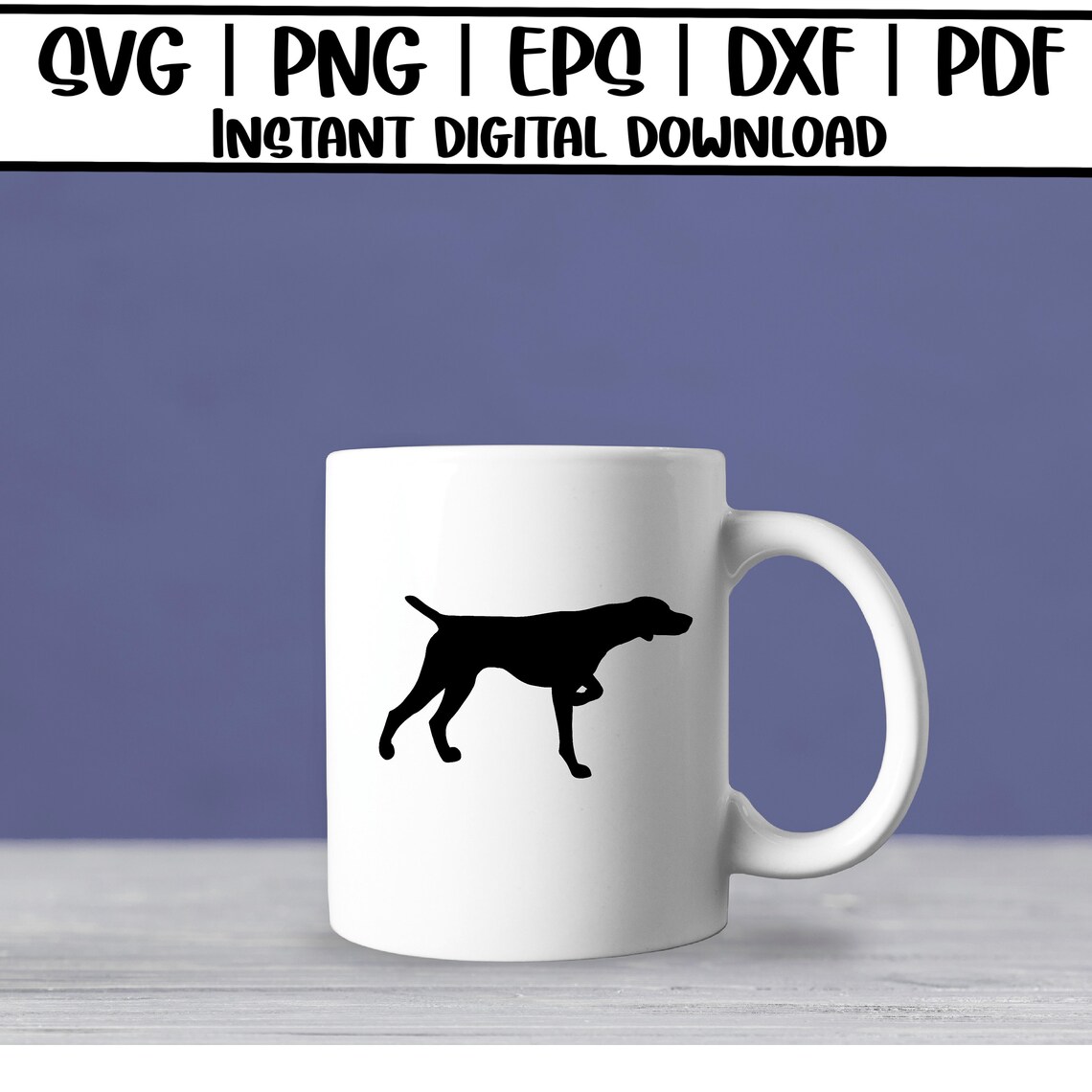 GSP Cut Out SVG Digital Download German Shorthaired Pointer - Etsy