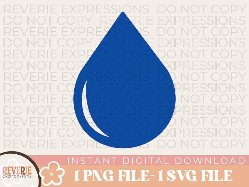 Water Drop SVG and PNG Digital Download Dripping Water Clipart Image - Etsy