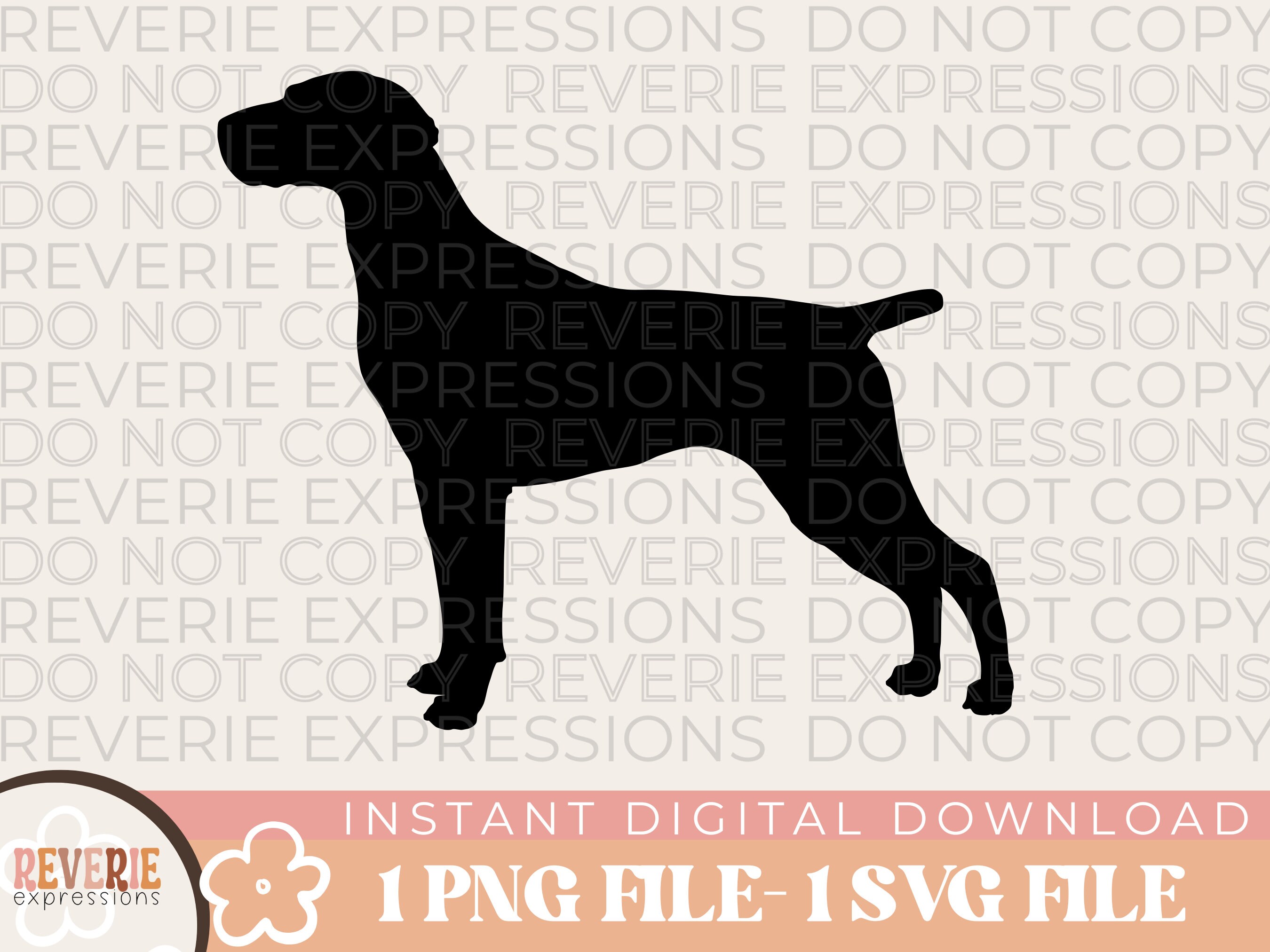 GSP Cut Out SVG Digital Download German Shorthaired Pointer - Etsy