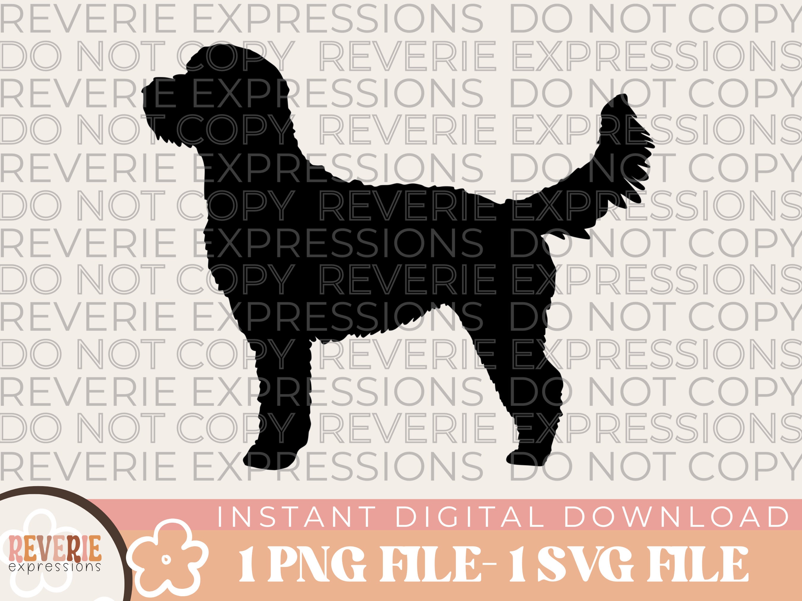 Golden Doodle Cut Out SVG Digital Download | Golden Doodle Decal - Etsy