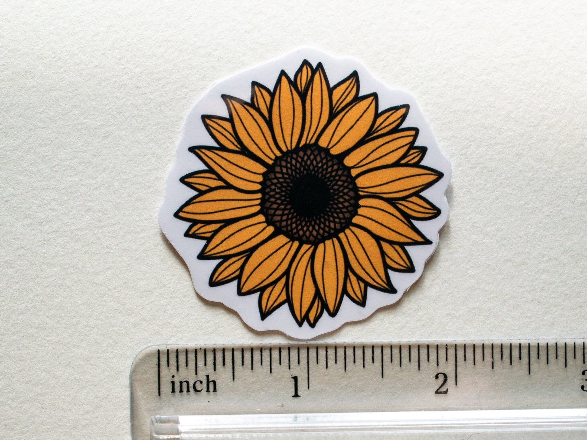 Sunflower Sticker Vinyl Sunflower Sunflower Decal - Etsy