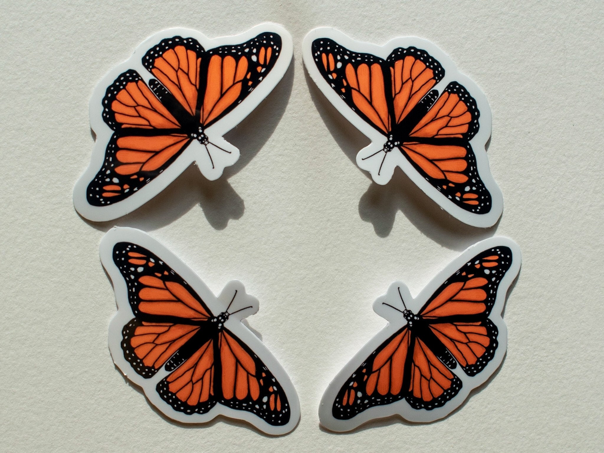 Monarch Butterfly Sticker Butterfly Decal Art Sticker - Etsy