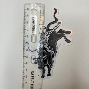 Bull Riding Sticker Pack, American Traditional Cowboy, Western Stickers ...
