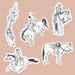 Cowboy Sticker Pack Western Decals Cowboy Rodeo Stickers 5 - Etsy