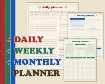 Aesthetic Digital Weekly Planner - Etsy