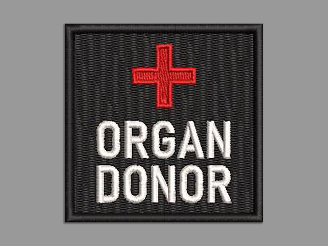 Patch Embroidered Organ Donor Patch Sew On - Etsy