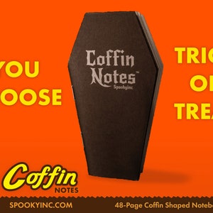 Coffin Notes : Coffin Shaped Blank Notebook (48 Pages) - Etsy