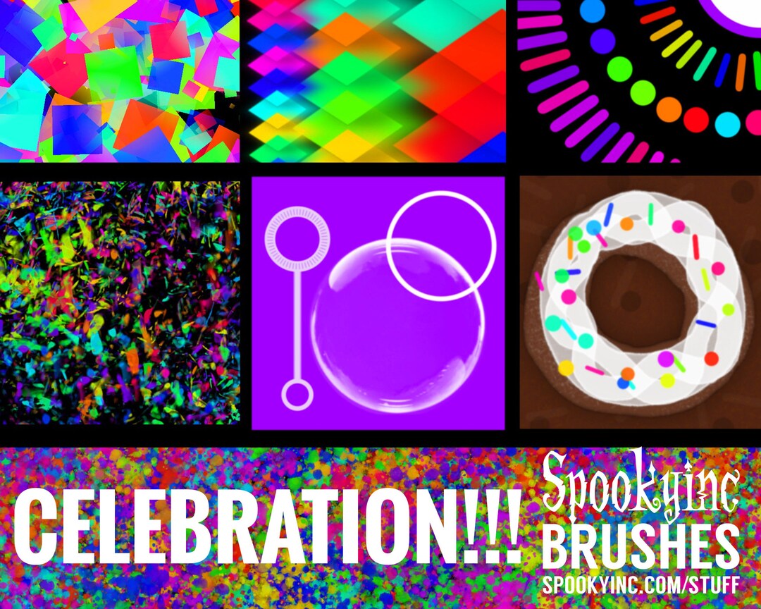 CELEBRATE - Procreate Brush Collection - Etsy