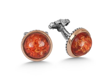 Amber Cufflinks - Etsy