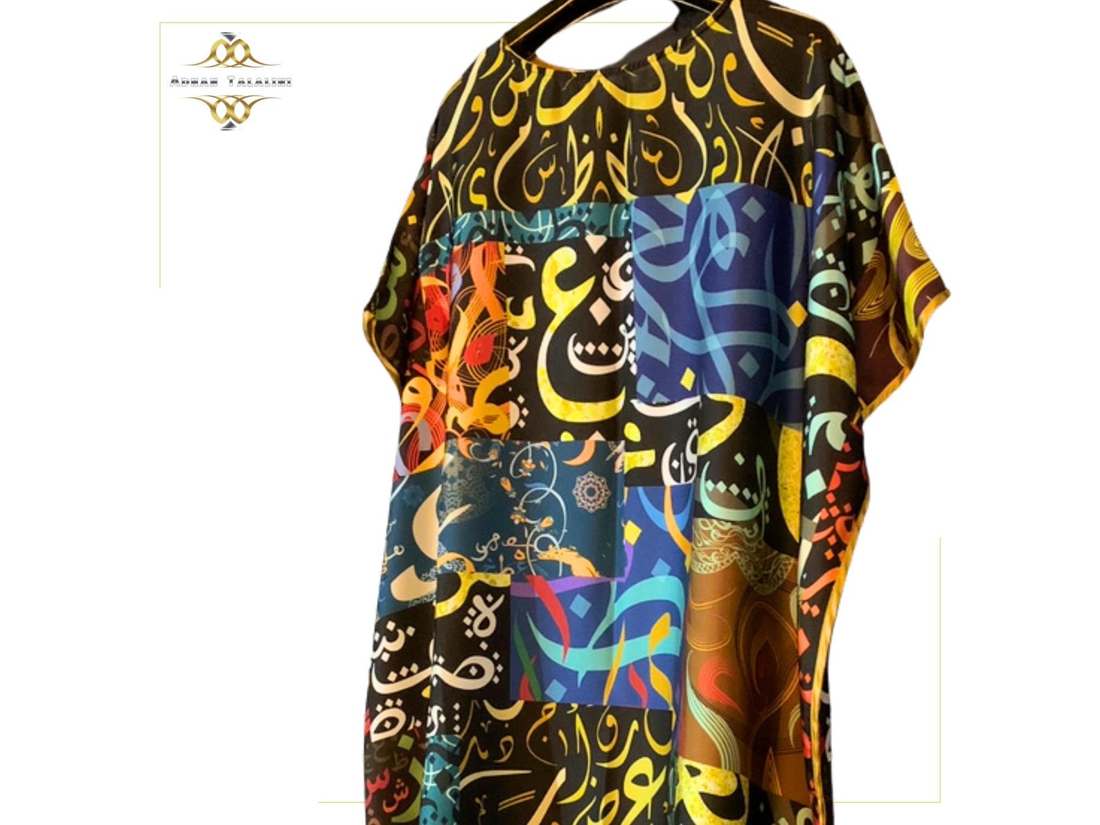 Unique Arabic Calligraphy Free Size Kaftan - Etsy