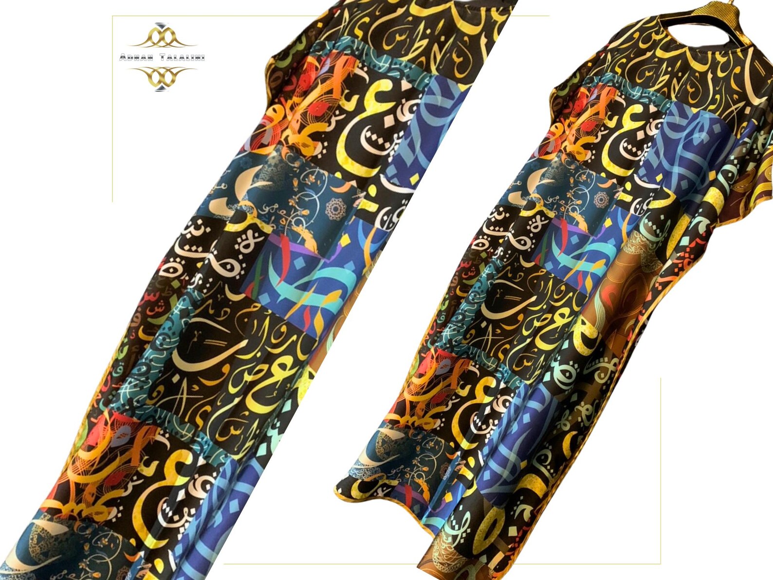 Unique Arabic Calligraphy Free Size Kaftan - Etsy