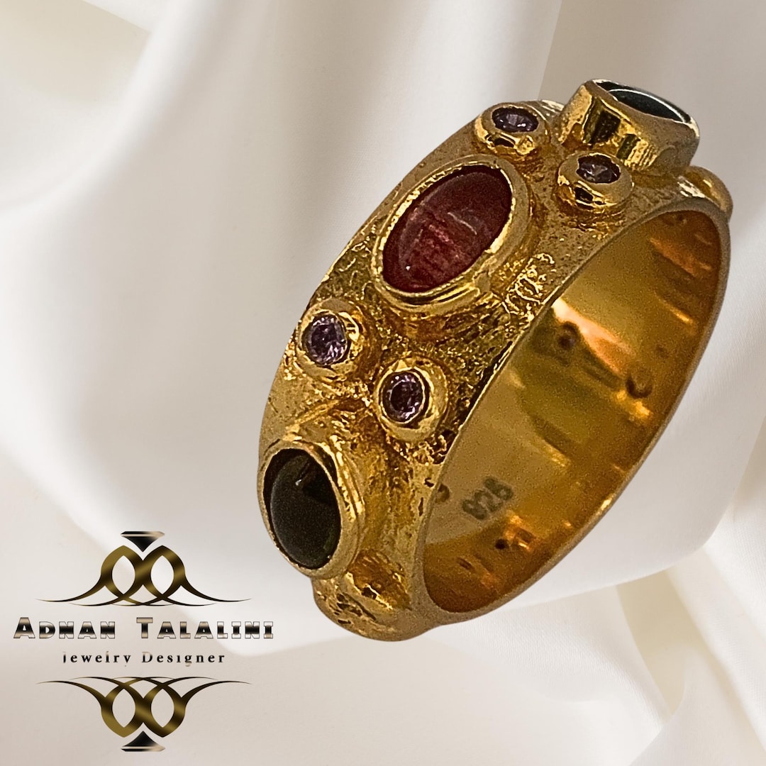 Ring-a-ding Bling: A Touch of Tourmaline to Make Your Day Shine! - Etsy