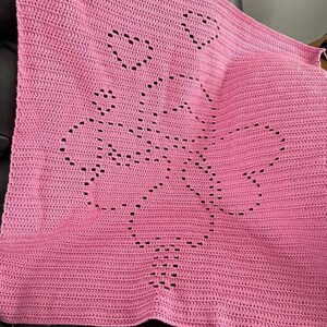 Fairy Baby Blanket Crochet Pattern: Filet Stitch Beginner Project (PDF ...