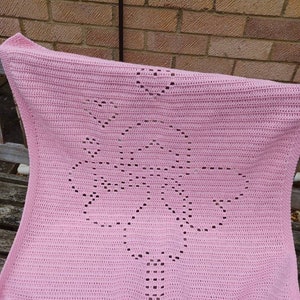 Fairy Baby Blanket Crochet Pattern: Filet Stitch Beginner Project (PDF ...