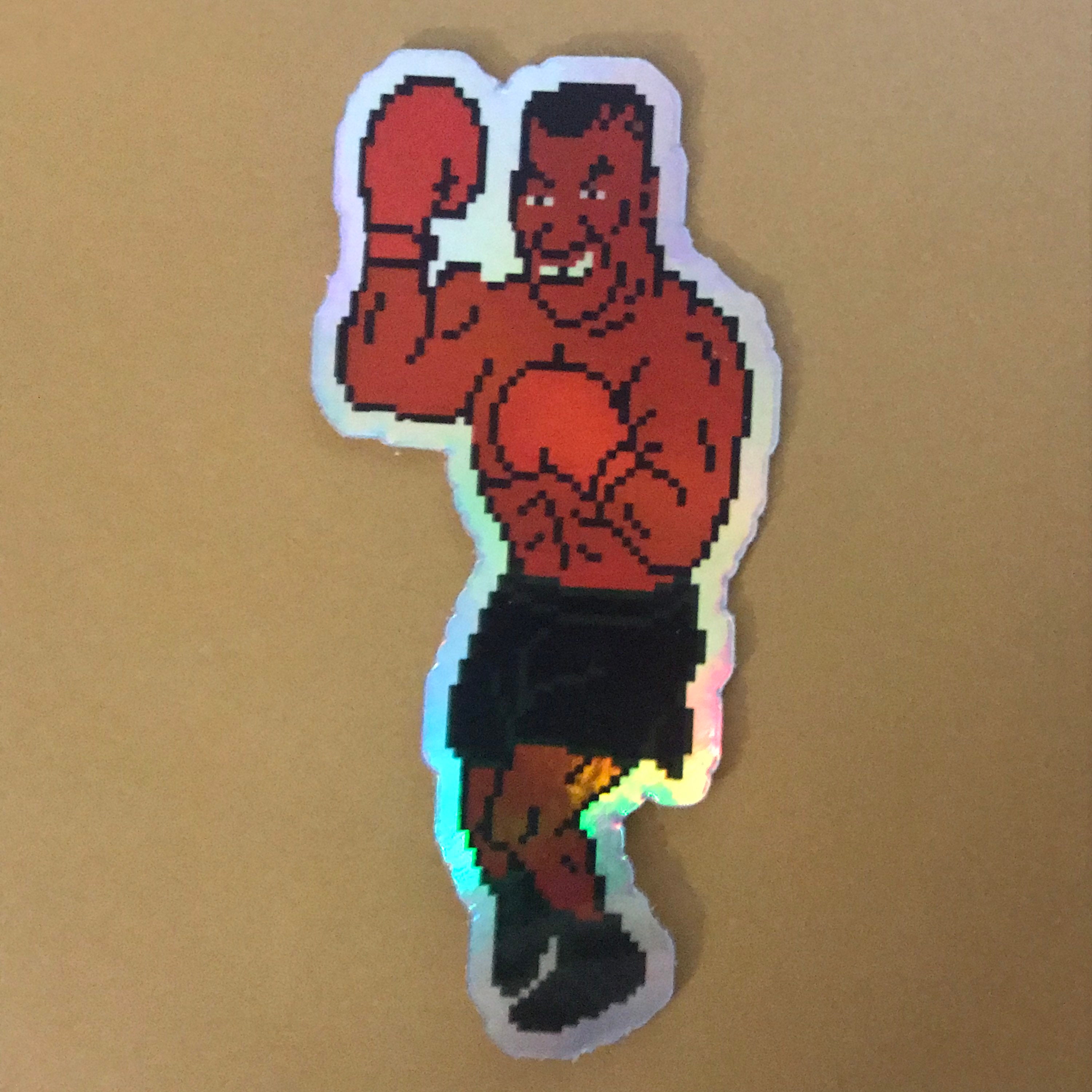 MIKE TYSON Holo Sticker/Decal 2X4 NINTENDO Punch-Out | Etsy